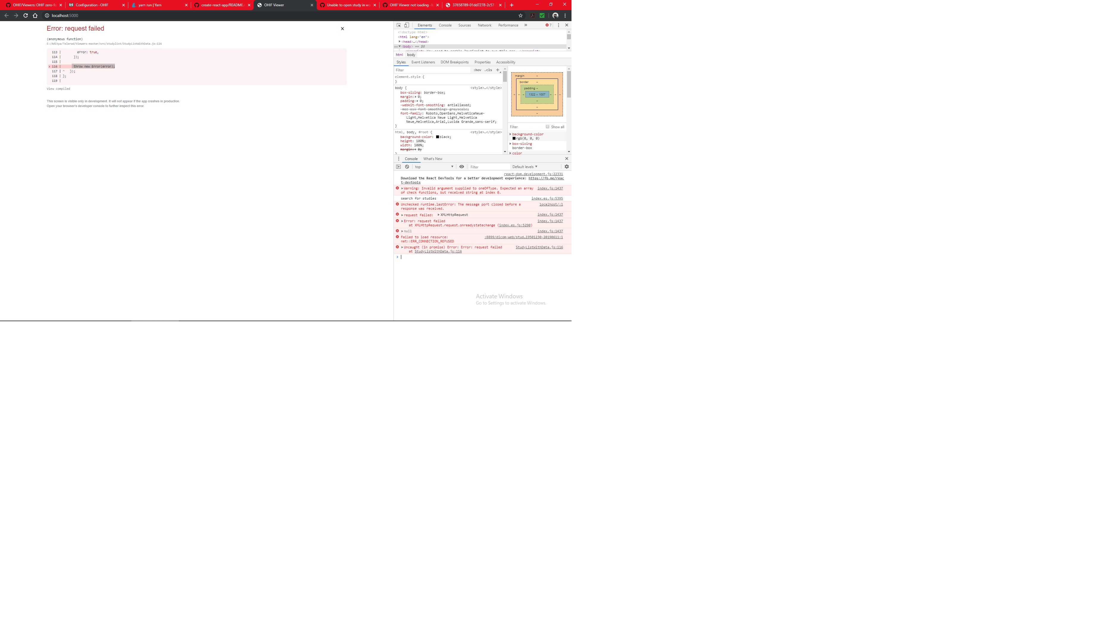 Unable to start OHIF Viewer · Issue #540 · OHIF/Viewers · GitHub