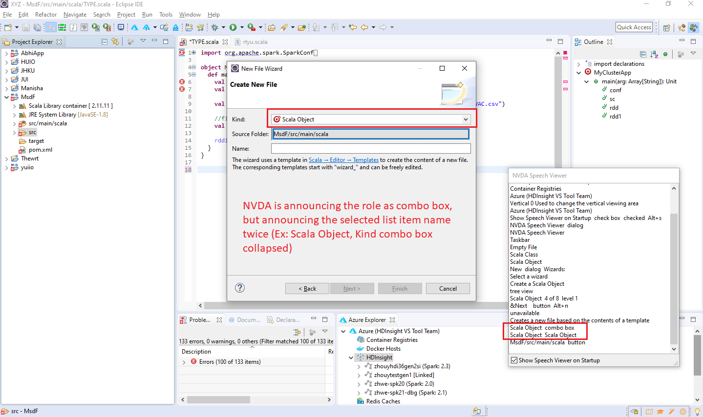 [Accessbility]A11y_Java Tooling for IntelliJ/Eclipse - New Feature_Create New File_Screen Reader ...