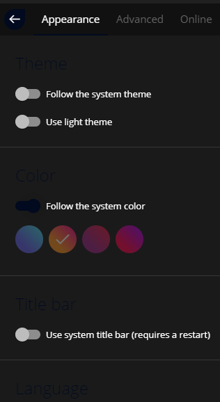 System Color is broken · Issue #125 · digimezzo/dopamine · GitHub