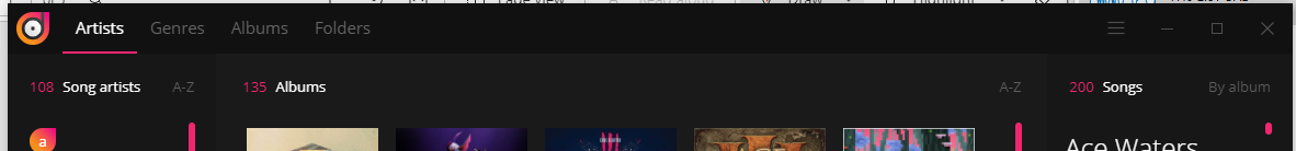 The window buttons of the app window appear dim in dark mode · Issue #127 · digimezzo/dopamine ...
