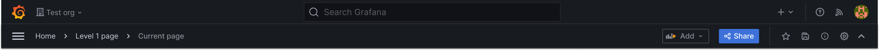Change style of sharing button to make it more obvious · Issue #72741 · grafana/grafana · GitHub