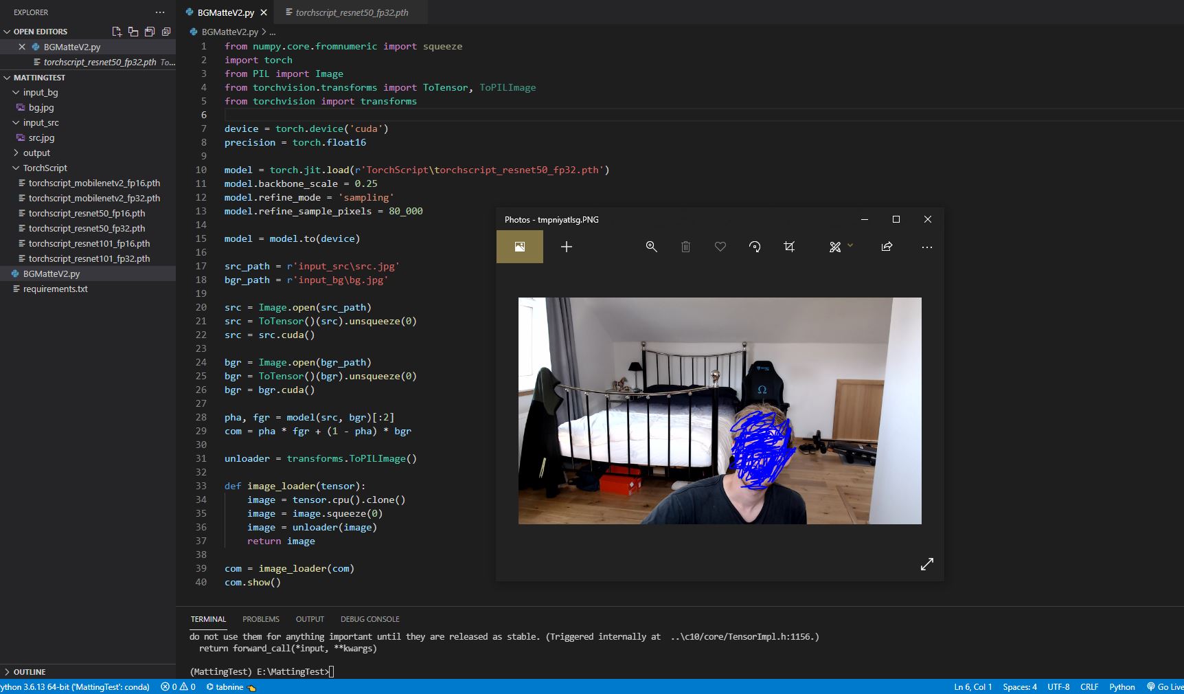 Torchscript production code doesn't seem to work correctly · Issue #139 · PeterL1n ...