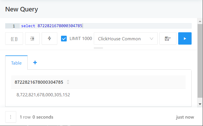 Table Visualization Distortion Of Big Numbers On Uint64 Type · Issue 6159 · Getredashredash 2653
