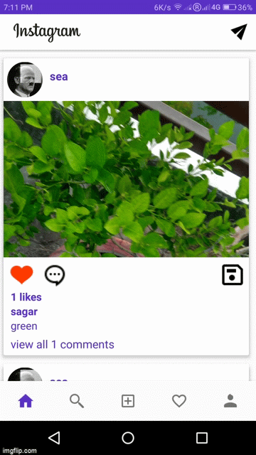 Github Deadlegend1321 Instagram Clone App It Is A Clone Of Instagram App In Kotlin Language