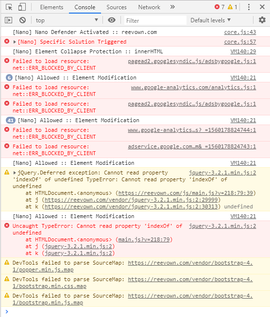 [Anti-adblock] reevown.com · Issue #354 · NanoAdblocker/NanoFilters ...
