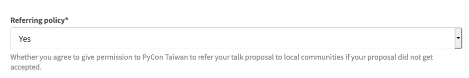 Add "remote speak" option · Issue #710 · pycontw/pycon.tw · GitHub