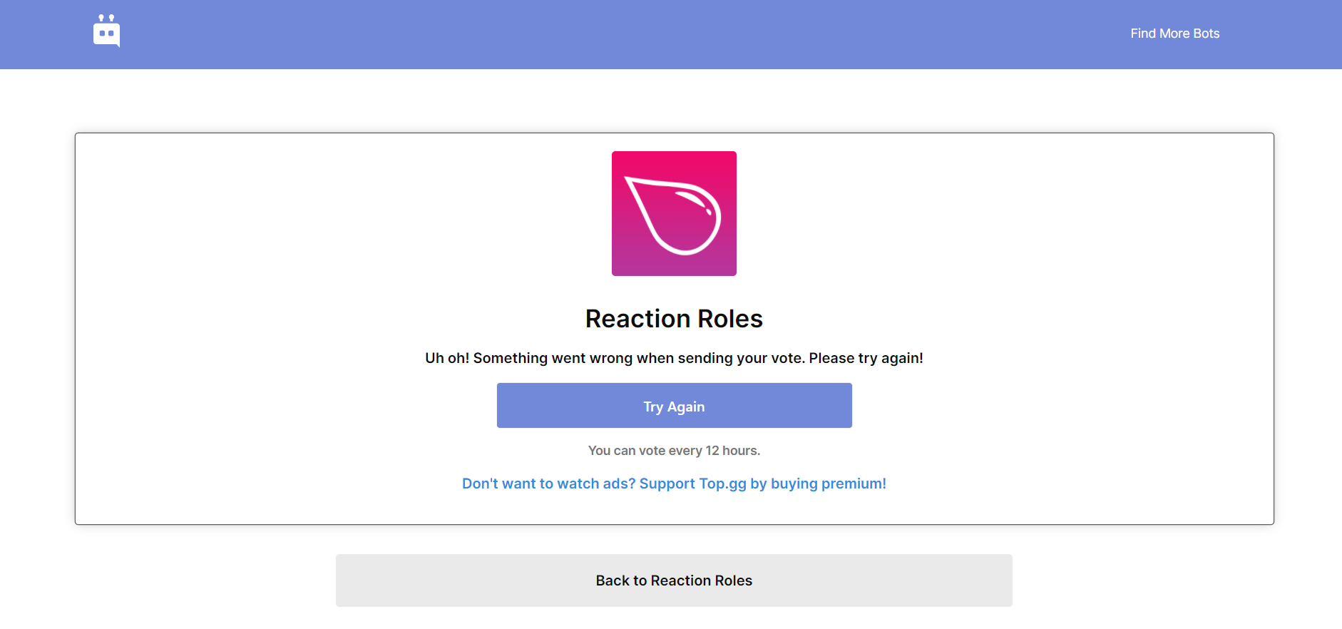 Can't vote · Issue #799 · top-gg/issues · GitHub