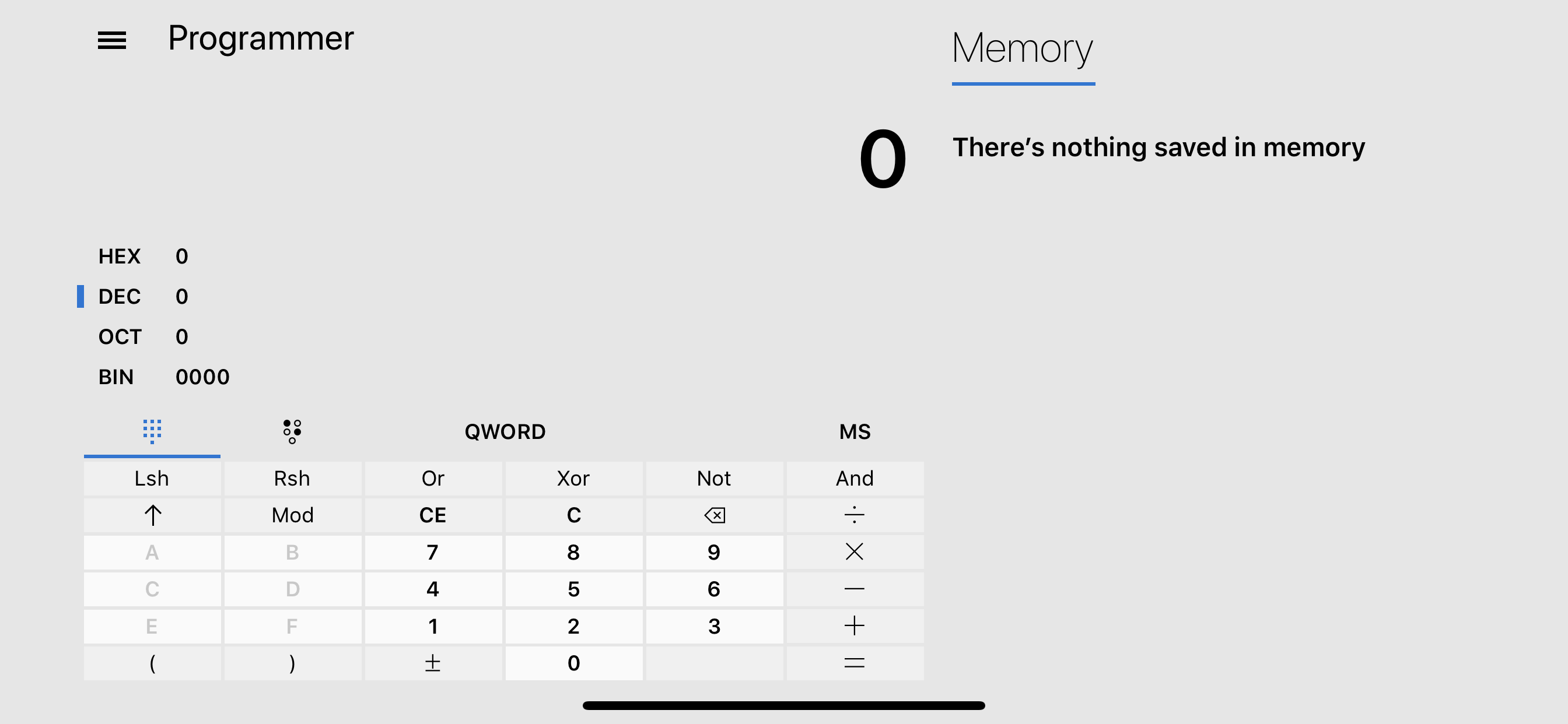 [Calculator][iOS13] The text written on the button is clipping from the ...