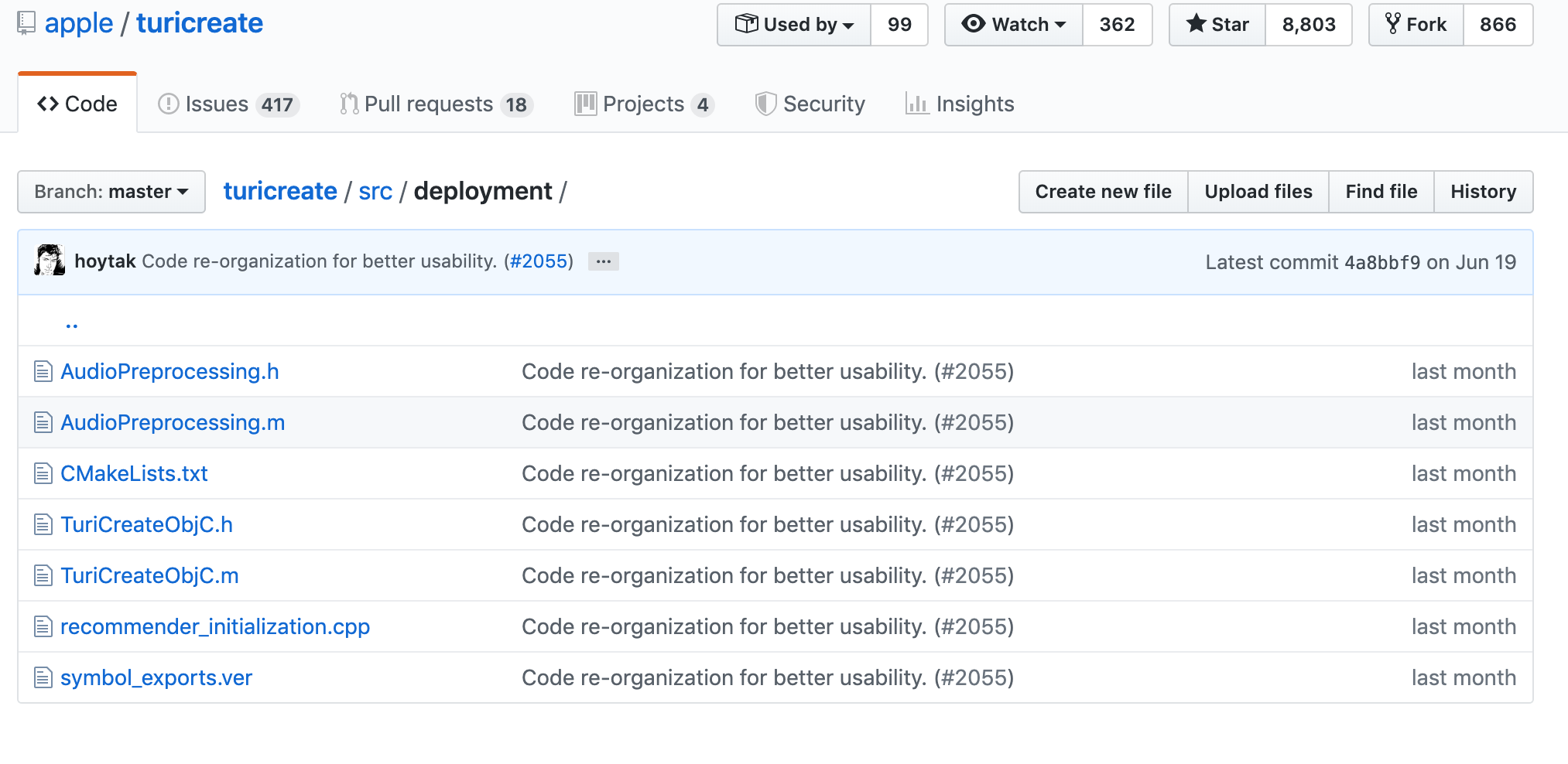 Error bundling dylib and pushing to App Store · Issue #2050 · apple/turicreate · GitHub