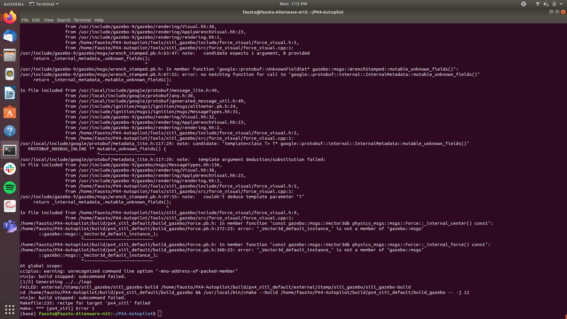 make px4_sitl gazebo fails · Issue #20015 · PX4/PX4-Autopilot · GitHub