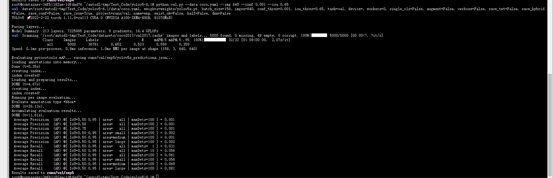 val.py File validation is inconsistent and the results are poor · Issue #8576 · ultralytics ...