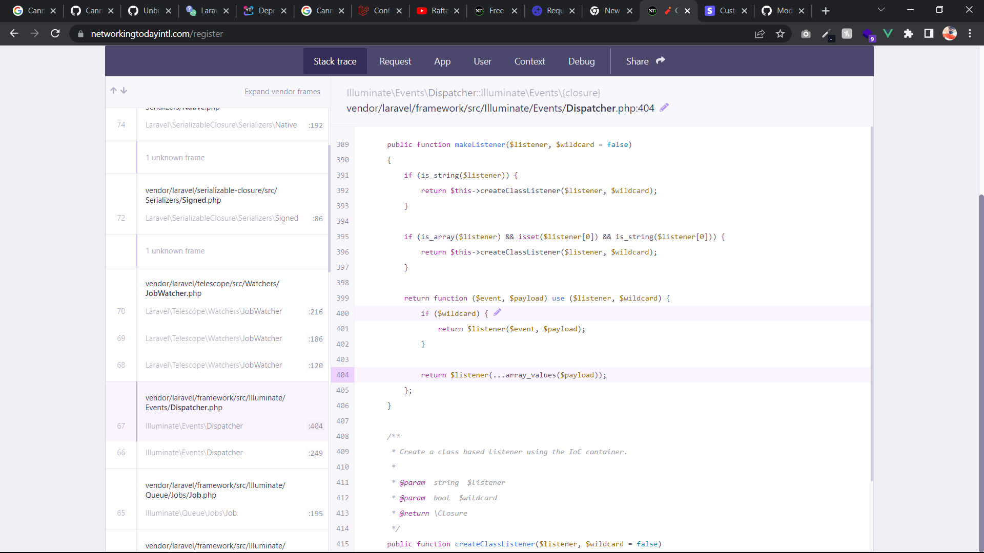 Model update error : Cannot unbind $this of closure using $this · Issue #40866 · laravel ...