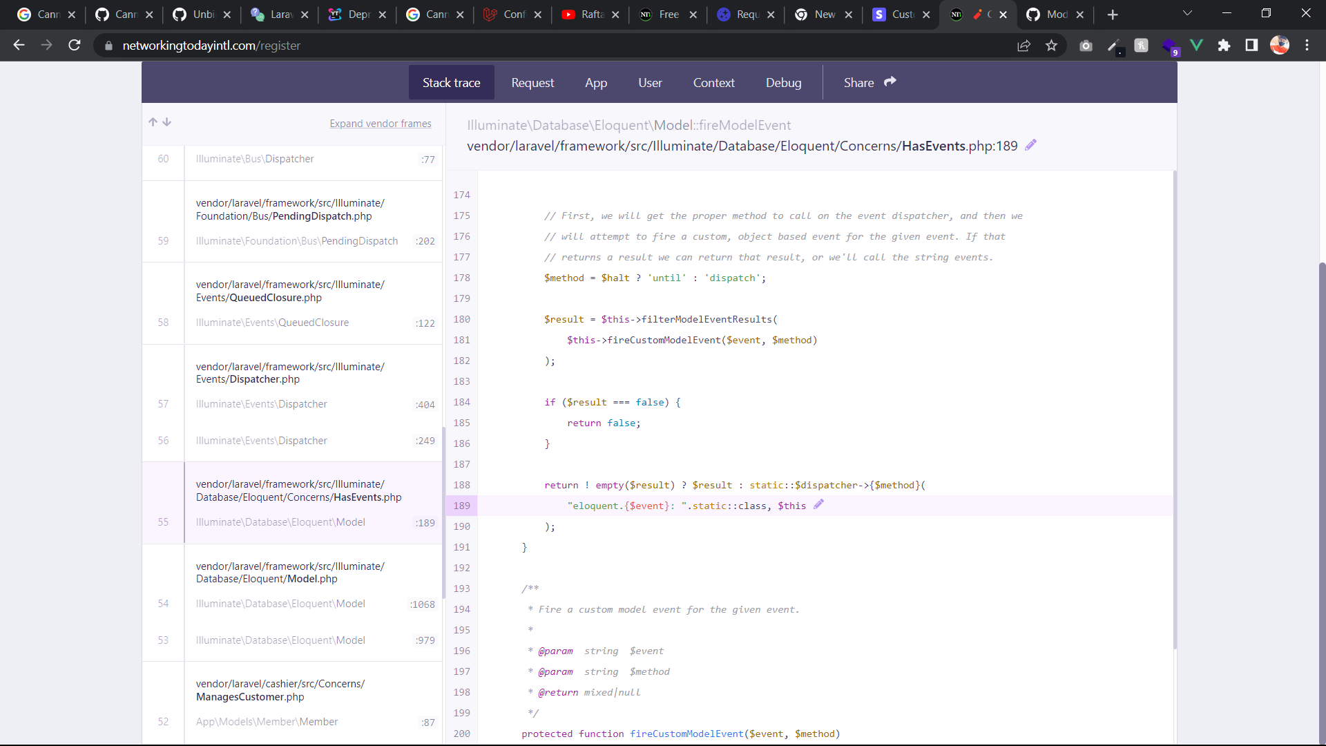 Model update error : Cannot unbind $this of closure using $this · Issue #40866 · laravel ...