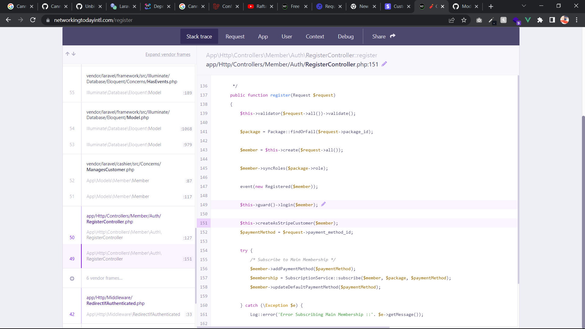 Model update error : Cannot unbind $this of closure using $this · Issue #40866 · laravel ...