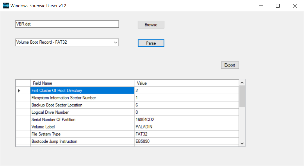 GitHub - vaidhy555/DigitalForensics: Project to automatically parse Master Boot Record and ...