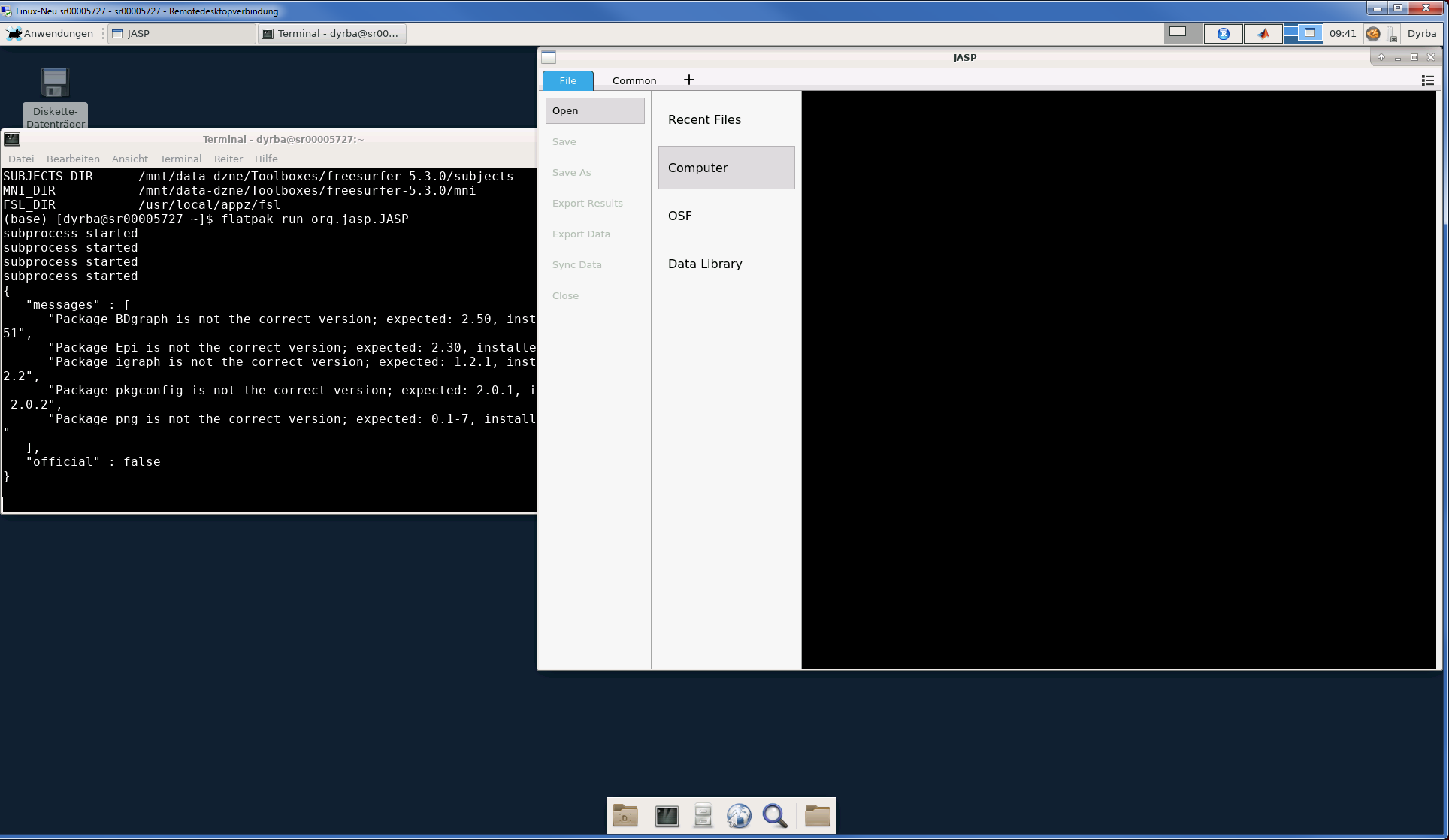 Blach window under REHL/CentOS 7 · Issue #371 · jasp-stats/jasp-issues ...