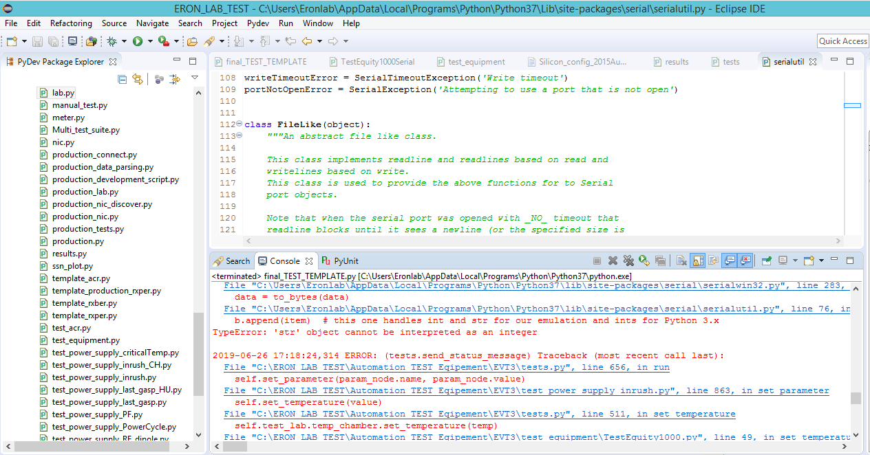 The interface type is valid, but the specified interface number is not ...