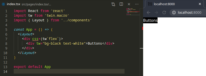 tw prop is not working without css prop on tsx files · Issue #271 · ben ...