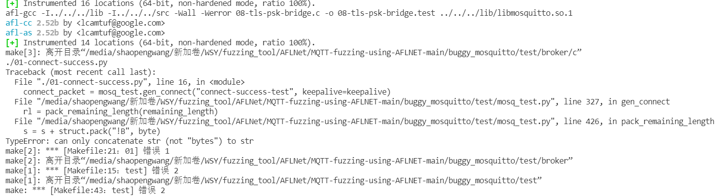 Ypeerror Can Only Concatenate Str Not Bytes To Str · Issue 2 · Suhithagmqtt Fuzzing Using