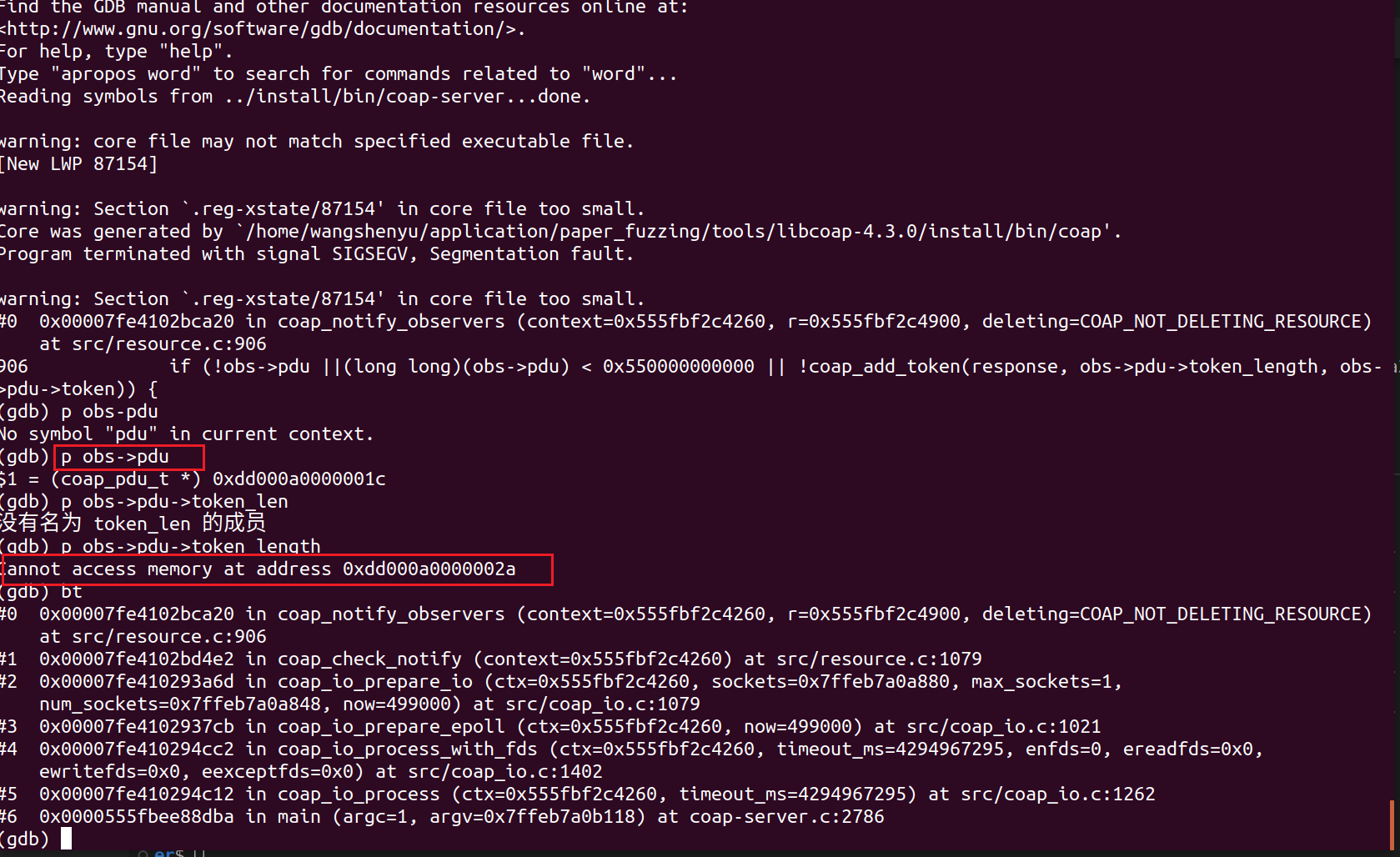 ./coap-server segfault · Issue #970 · obgm/libcoap · GitHub