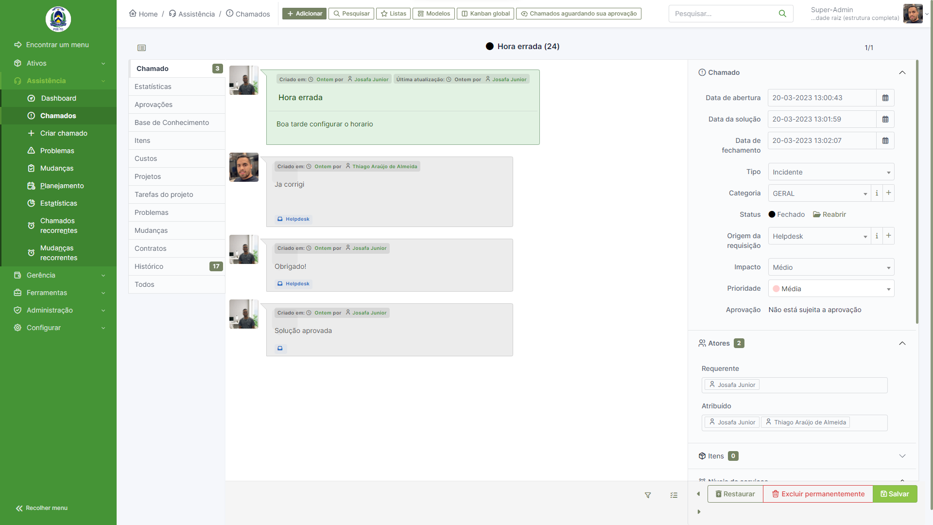 GitHub - thiagoaraujo234/Sistema-de-chamados-GLPI: Implantação de ...