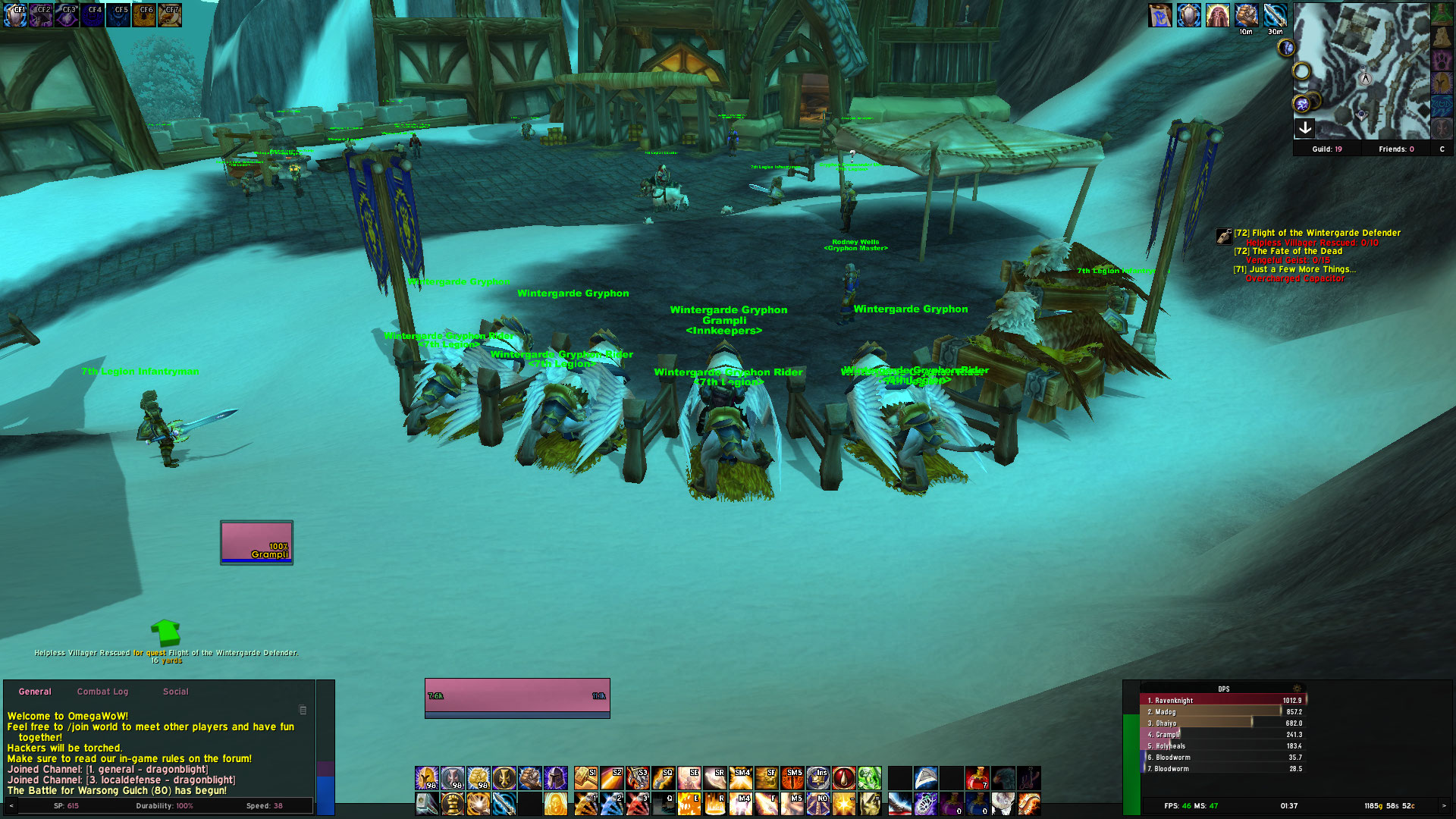 [Quest] Flight of the Wintergarde Defender · Issue #216 · OmegaWoWeu ...