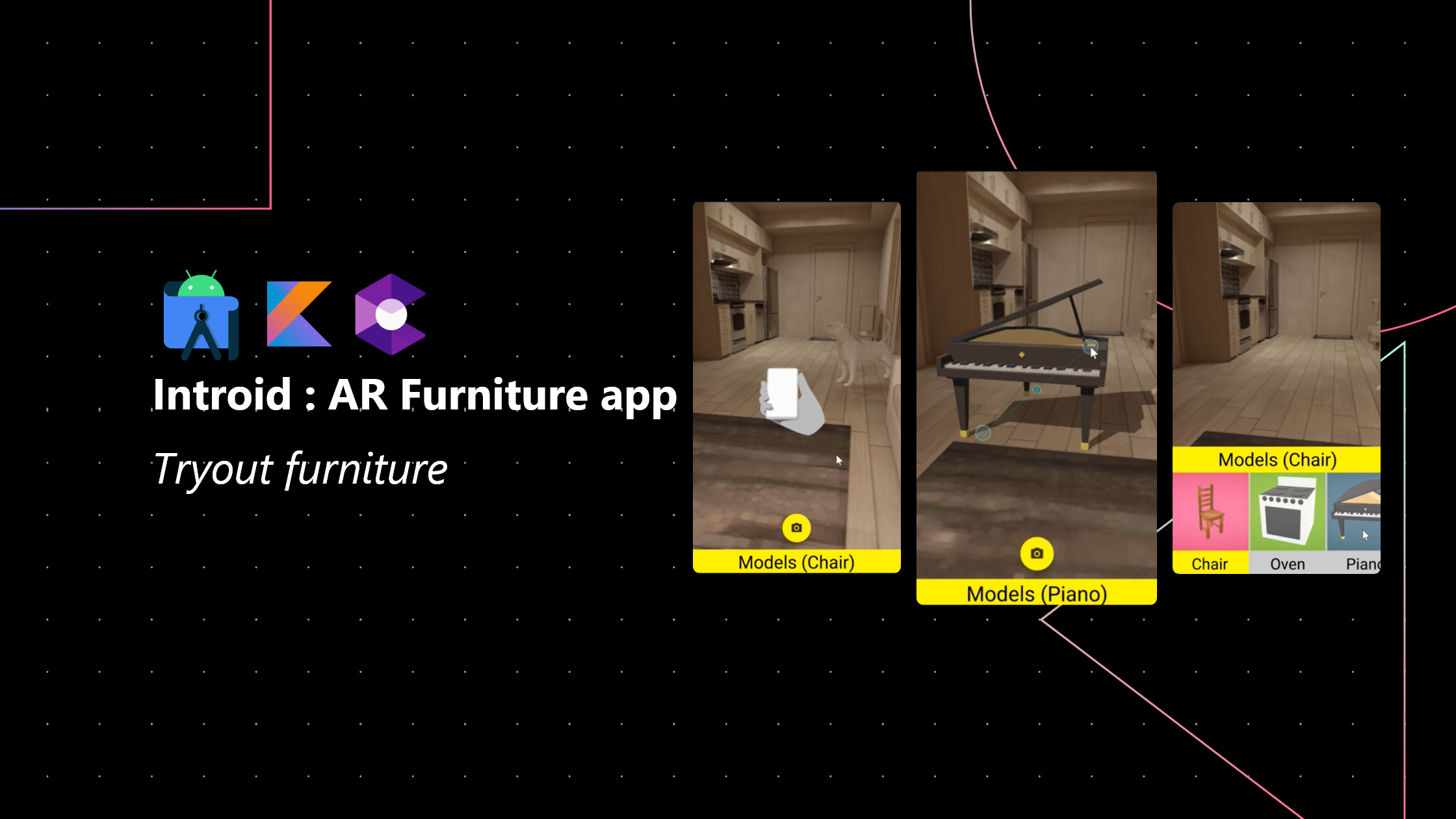 GitHub - introidx/Furniture-AR: Placing 3D models in your space using AR Core and Sceneform