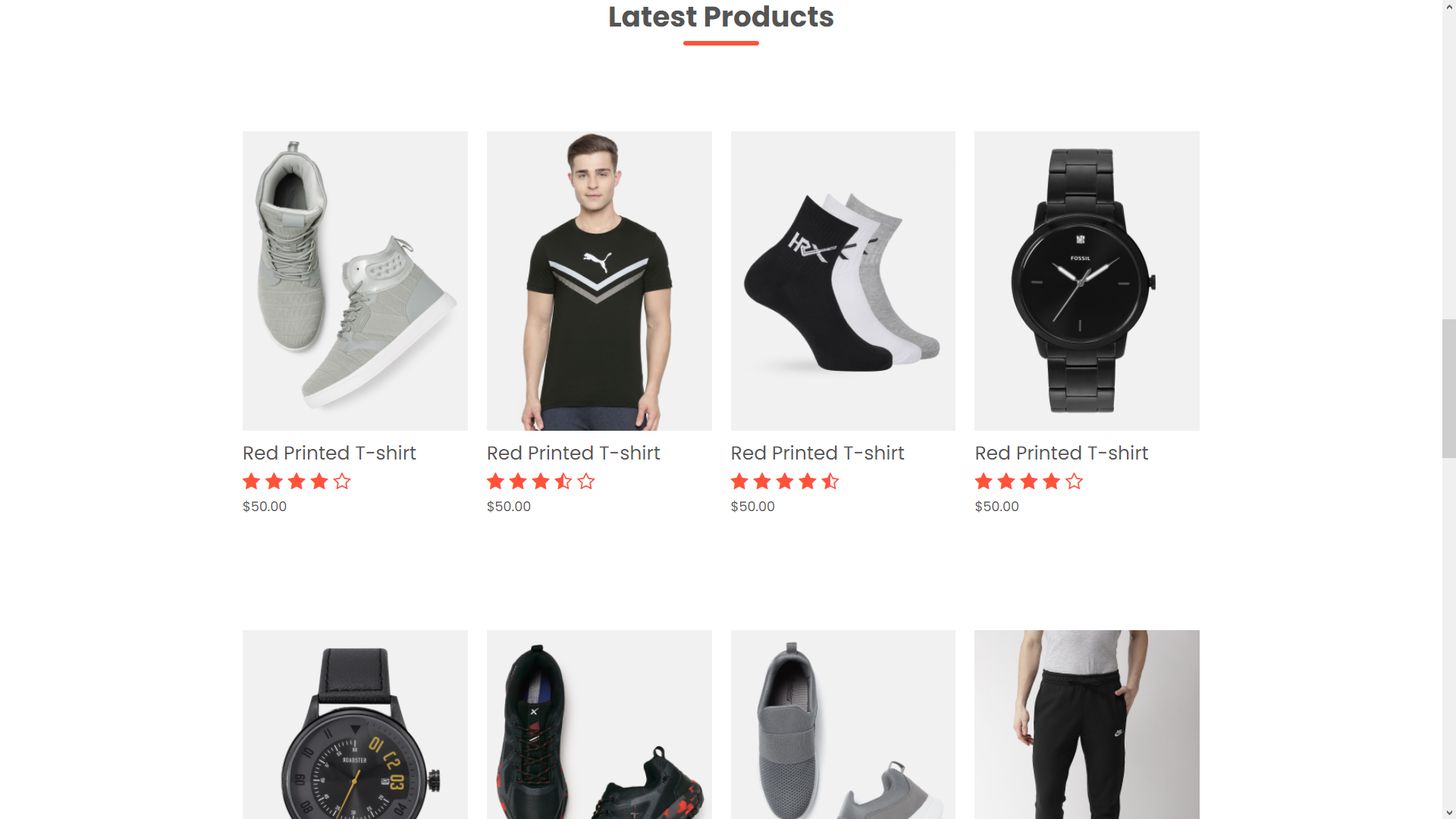 GitHub Introidx E Commerce website html css js