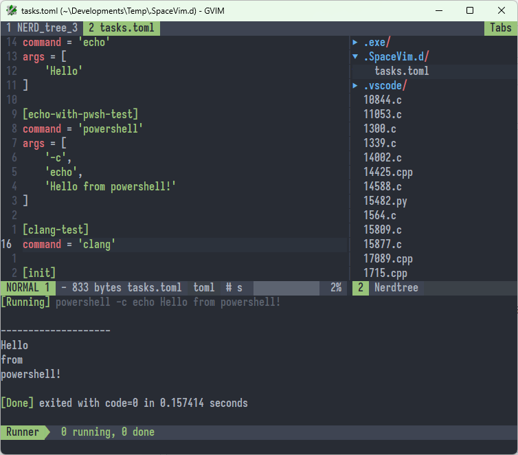 Can't run anything with spacevim in Windows. (both vim and nvim) · Issue #4824 · wsdjeg/SpaceVim ...