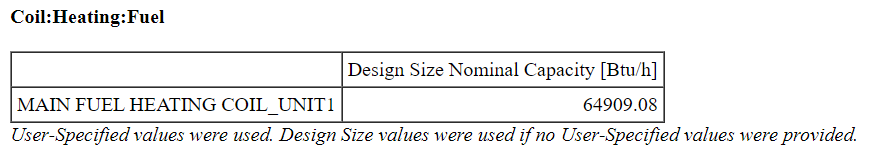 Fraction of autosized heating design capacity not applied to `AirLoopHVAC:UnitaryHeatCool ...