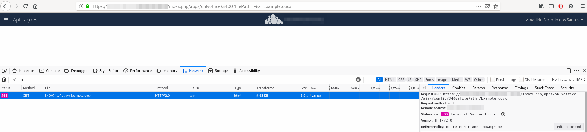2.2.1 blank screen when trying to open document · Issue #270 · ONLYOFFICE/onlyoffice-owncloud ...