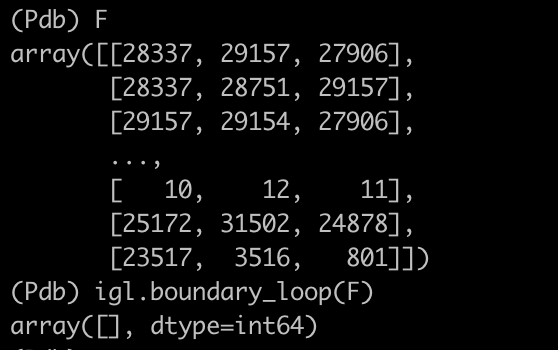 igl.boundary_loop returns empty · Issue #2097 · libigl/libigl · GitHub