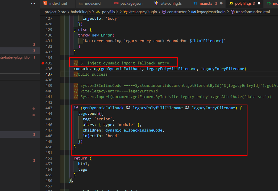 (plugin-legacy)Asynchronous import used in vite project is invalid in ...