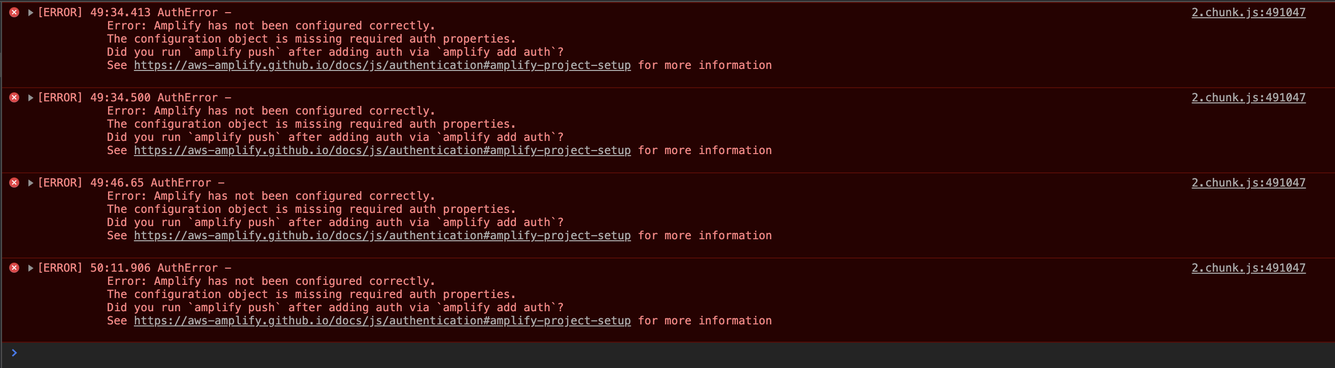 Local React App Not Synching To Cloud · Issue 7642 · Aws Amplifyamplify Js · Github