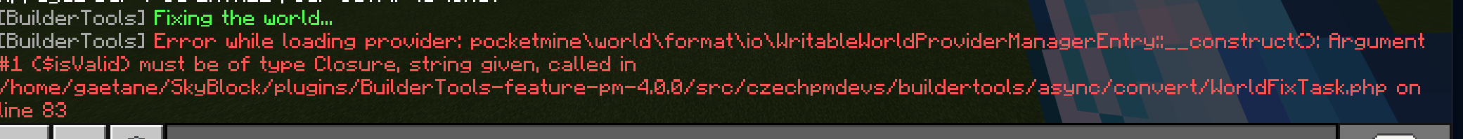Fix crashed · Issue #177 · CzechPMDevs/BuilderTools · GitHub