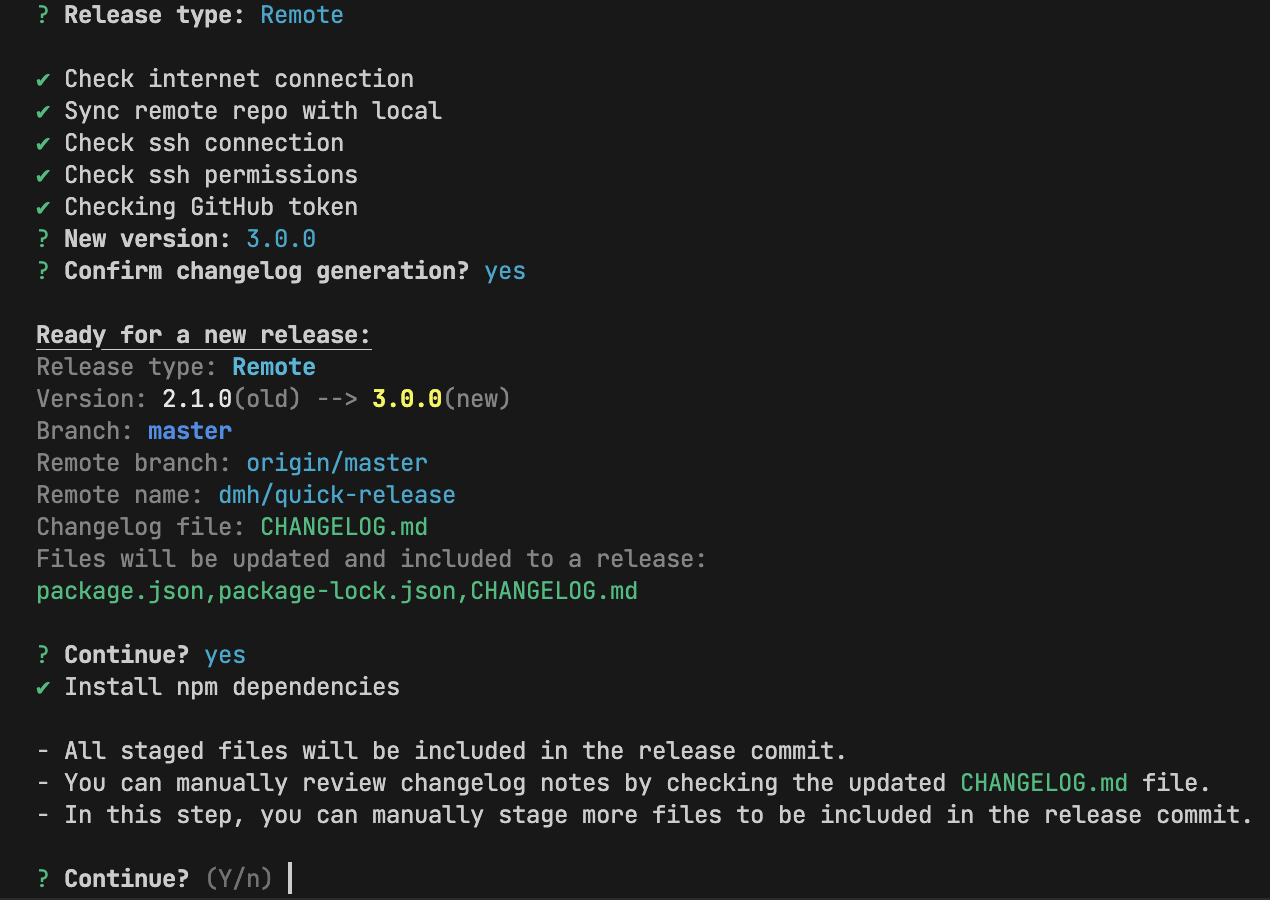GitHub - dmh/quick-release: Quick and easy generate and publish your ...