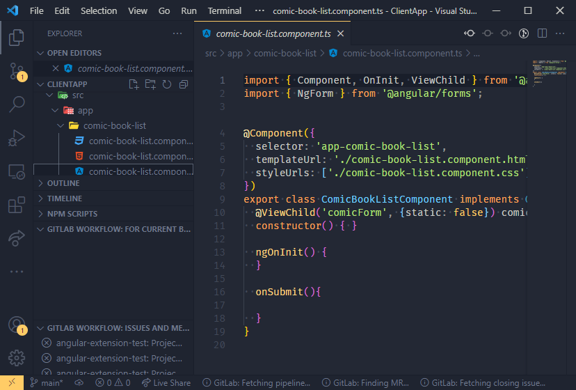 Extension Completely Breaks When An Angular Project Is Not The Root Directory Of A Workspace