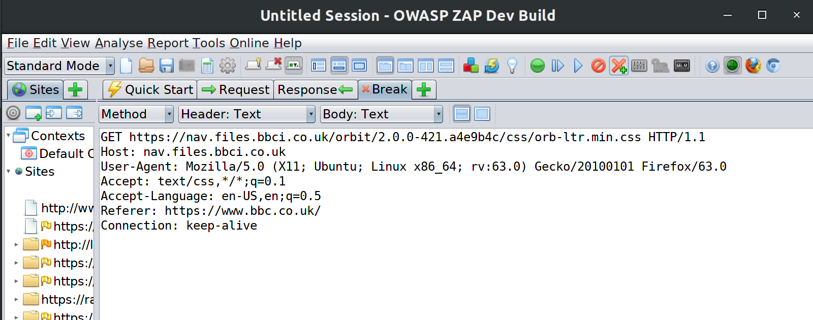 Break hangs the HUD UI · Issue #245 · zaproxy/zap-hud · GitHub