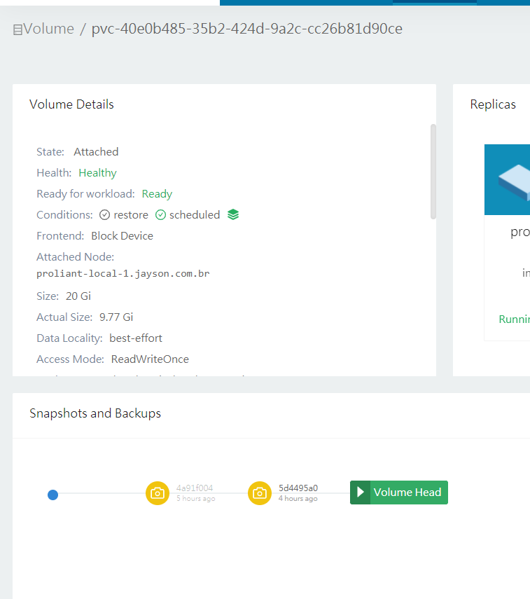 [QUESTION] How to deal with volumes that point to the wrong head ...