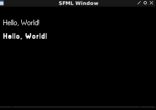 Fonts.Bitmaps.Bold Are rendered blurred. · Issue #1635 · SFML/SFML · GitHub
