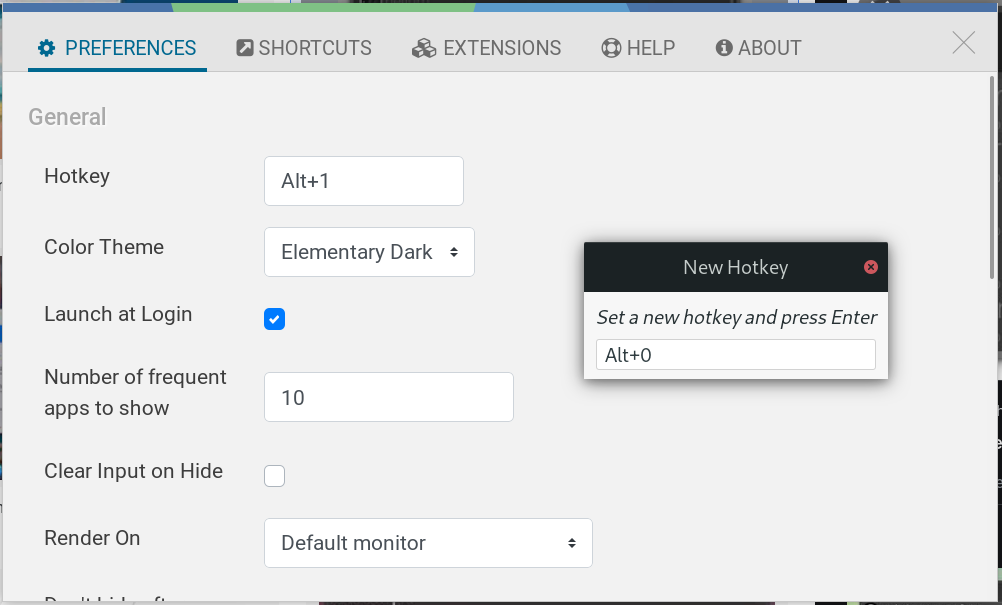 allow customized or alternative jump (shortcut) keys instead of Alt+ ...