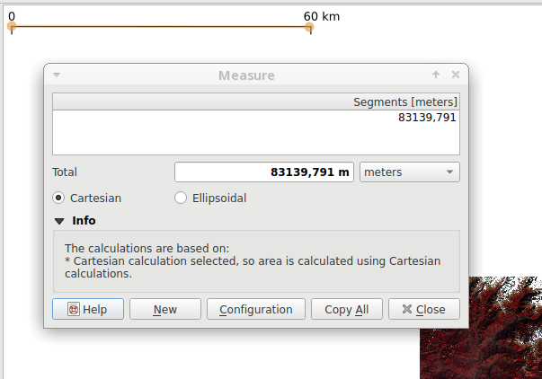 Scale bar length (decoration): mismatch between stated length and ...
