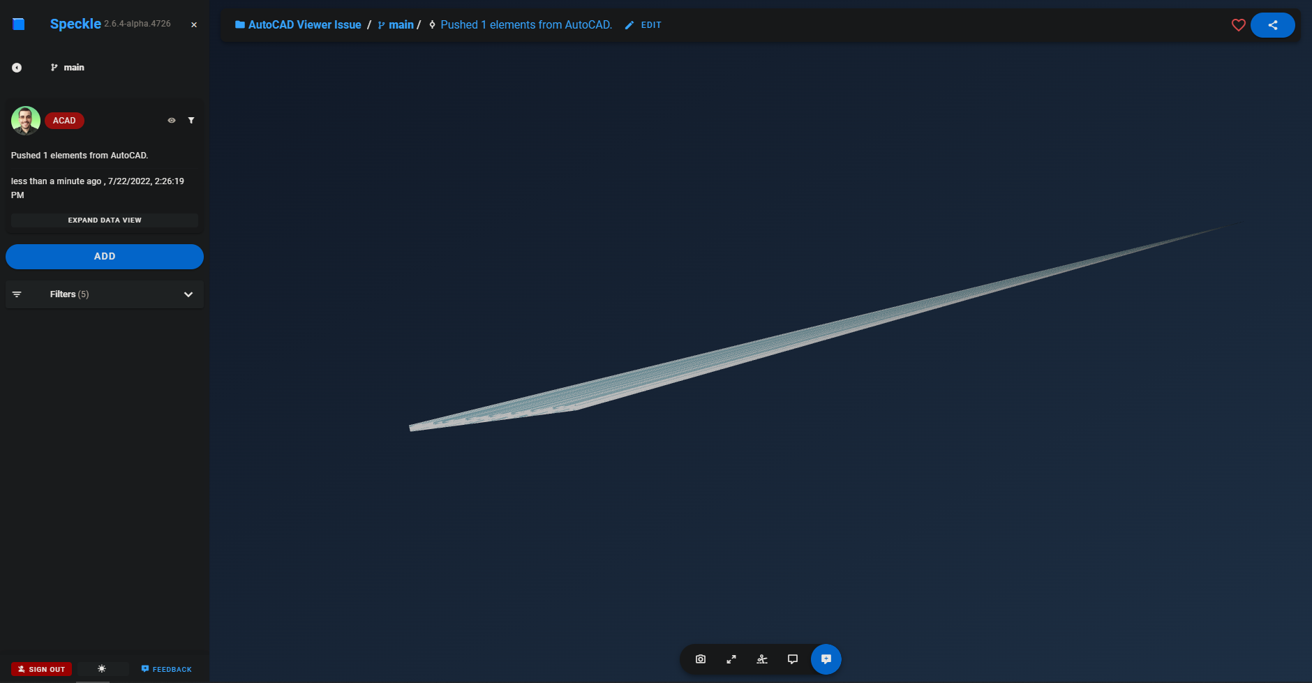 🦟AutoCAD Commit Creating Lines from Origin Point in Speckle · Issue ...