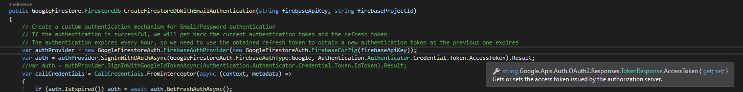 Question: Authentication failure with Google UserCredential AccessToken · Issue #129 · step-up ...