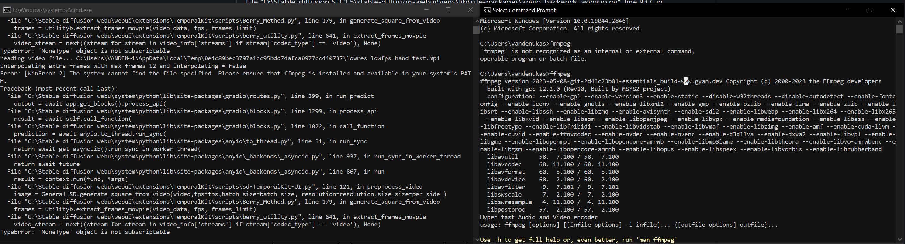 Please ensure that ffmpeg is installed and available in your system's PATH. · Issue #40 ...