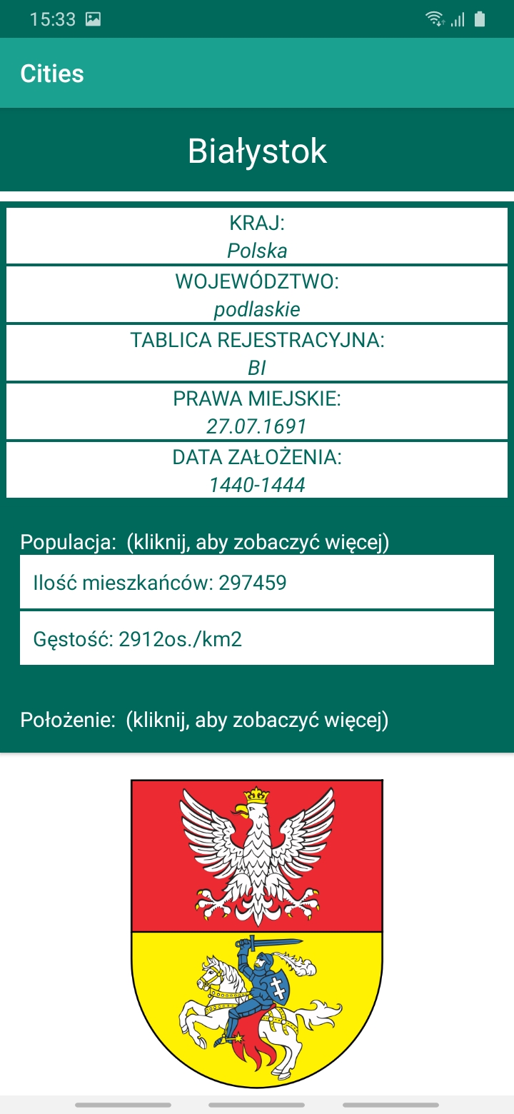 GitHub - Marta011/Cities: Android application using Android Studio, Java, Room Persistence ...