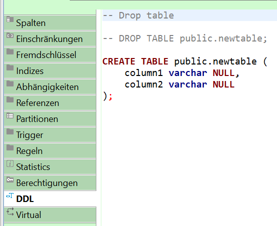 Create table: DDL does not include primary key · Issue #13238 · dbeaver ...