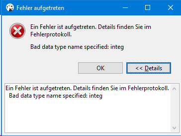 Error message: bad data type name when trying to set a new column’s ...