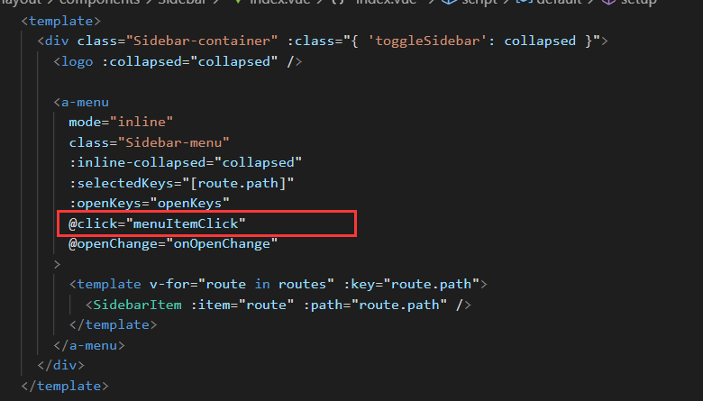The key value of the menu component click event callback is abnormal · Issue #4154 ...