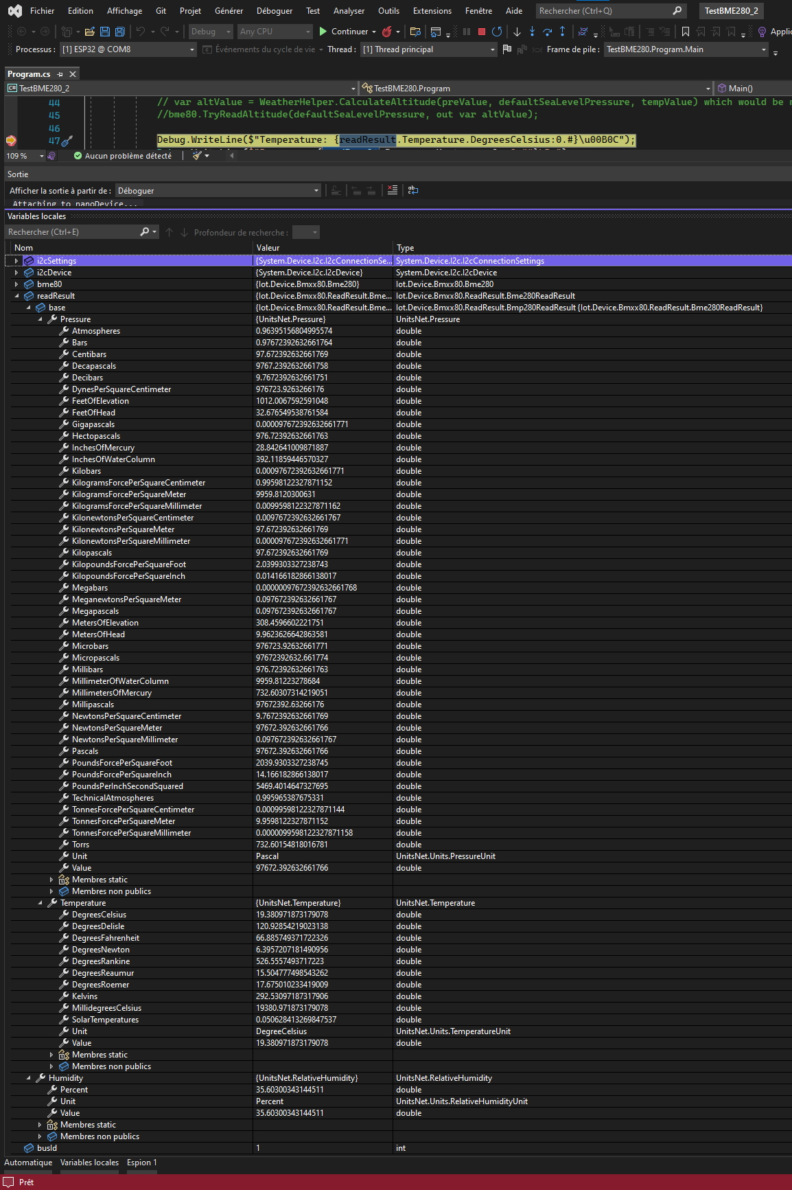 Using LOLIN D32 PRO and BME280 · Issue #1005 · nanoframework/Home · GitHub